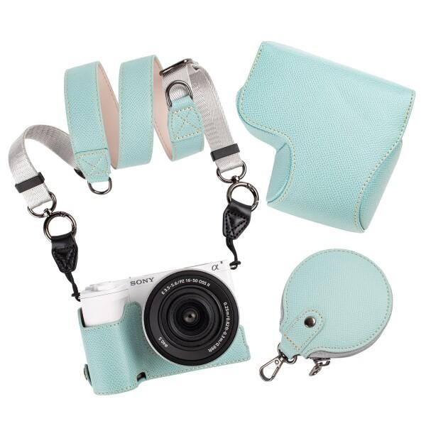 kinokoo for VLOGCAM ZV-E10 II ケース、SONY ミラーレス一眼カメラ 16-50mmレンズ対応 ZV-E10M2 専用 カメラケース zv-e10 ii用 カメラバッグ Alpha ZV-E10 II対応 保護...