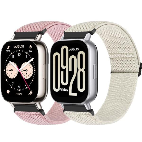 (Bcuckood) 伸縮性腕時計バンド Redmi Watch 5 Active/Redmi Watch 5 Lite 交換用ストラップ レディース メンズ 22mm クイックリリースループ 調節可能リストバンドアクセサリー商品コード：6...