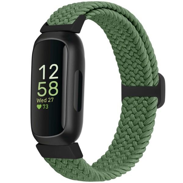 Bcuckood 腕時計バンド Fitbit Inspire 3/Inspire 2/Inspire HR/Inspire/Ace 3/Ace 2対応 女性 男性 子供用 伸縮性のある編み込み腕時計バンド 調節可能な交換用バンド商品コード：...