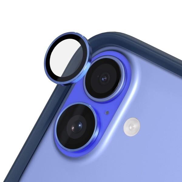 RHINOSHIELD (ライノシールド) (iPhone 16 / 16 Plus) 対応9H強化ガラス製カメラ保護フィルム｜耐衝撃性 耐傷性 高透過率 飛散防止 防霧 - ブルー商品コード：66079737383型番：LPA01329J...