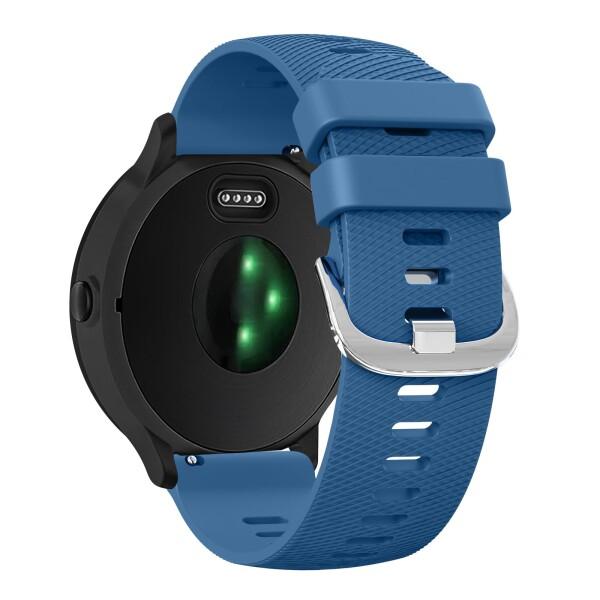 バンド コンパチブル Garmin Vivoactive5/Vivoactive3 ベルト/Venu Sq/Venu Sq2/Venu/Venu 2 Plus/Vivomove Sport 交換バンド 交換ベルト,20mm 柔軟シリカゲルリ...