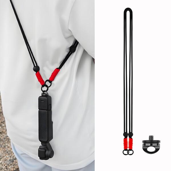 (YAIBUDE) DJI Osmo Pocket 3/Action 5 Pro/4/3、INSTA360 X4/X3/X2/GO 3/GO 3S、GoProシリーズ、Ace Proシリーズ対応 ネックストラップ カメラストラップ 長さ71...