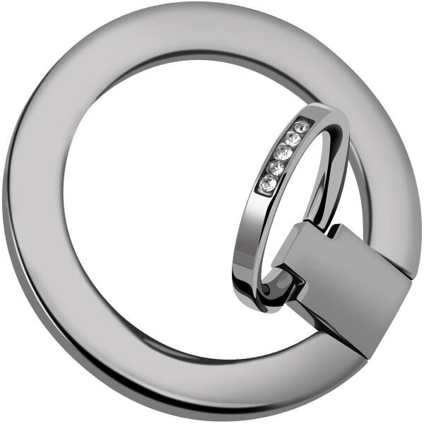 スマホリング EI Sonador マグネット式 MagSafe対応 バンカーリング スマホスタンド機能 超強力 角度調節可能 簡単着脱 薄型 シリーズ専用 アンドロイド全機種対応 (黒とダイヤモンド)商品コード：66079740075型番...