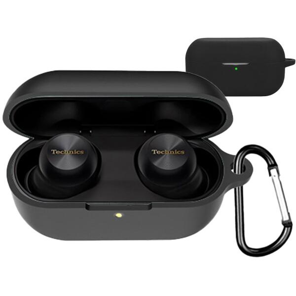 BOOLINN az100 ケース 対応az100 液状シリコン eah-az100 カバー キズ防止 耐衝撃 装着充電可能 防水 防塵 紛失防止 カラビナ付きテクニクス az100 ケース（ブラック）商品コード：66079740432型番...