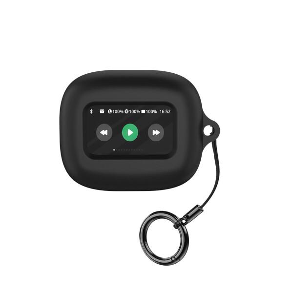 Keminsung ケースcompatible with jbl live beam 3/Live Buds 3 / Live Flex 3 ケースイヤホン用シリコン、登山用フック付き、全面保護 (ブラック)商品コード：6607974047...