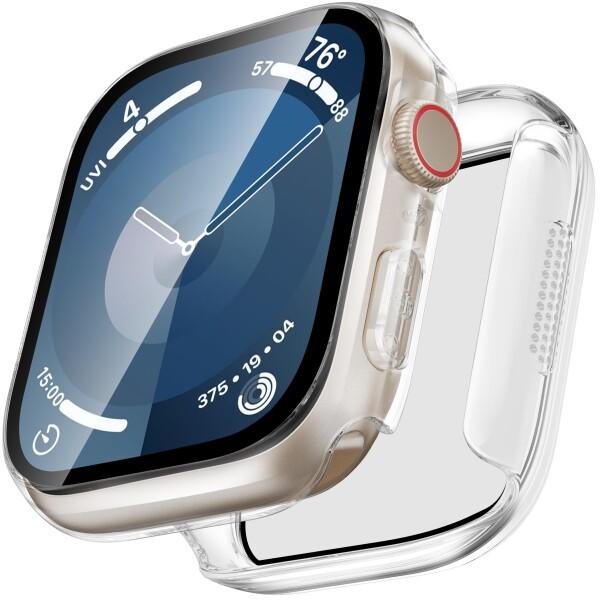 GEITOO Apple Watch 用 ケース防水 40mm Series 6/5/4/SEアップルウォッチカバー 一体型保護ケース 傷防止 軽量 強化ガラス防水 全面保護 衝撃吸収 防塵 傷防止 40mm クリア商品コード：660797...