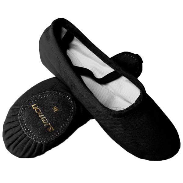 (s.lemon) バレエシューズ 子供 大人 布製 スプリットソール バレエシューズ SF 黒 25EU商品コード：66079742850型番：14036サイズ：16.0 cmカラー：ブラックアッパーと裏地は綿100%のキャンバスでできて...