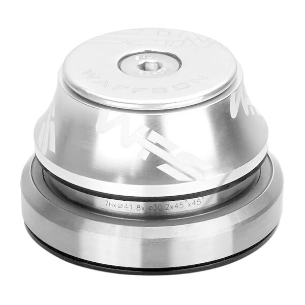 WFS HY877 Integrated Headset 1-1/8" to 1.5" Tapered - CNC Alloy, Sealed Bearings, 15mm Top Cone, Includes Top Cap and St...