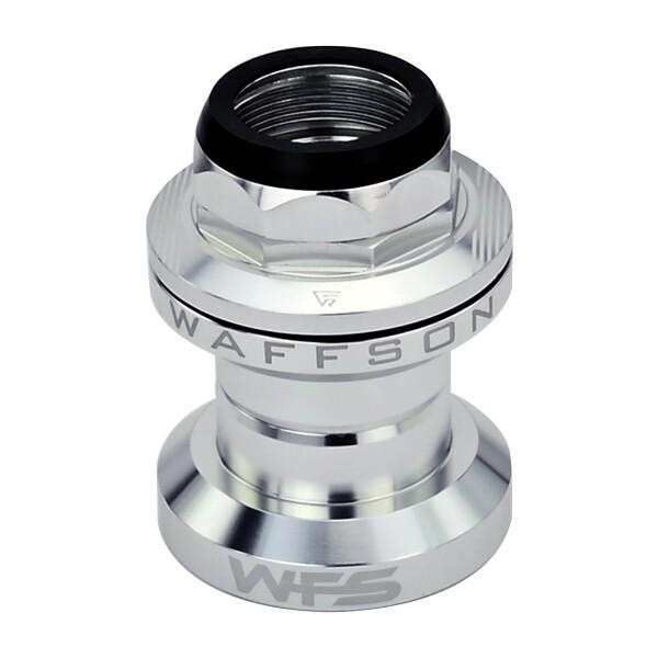 WFS AH.47 1インチねじ付きバイクヘッドセット - CNC合金、外部カップ、シールドベアリング、1インチ x 24T、クラウンレース付き、シルバー。商品コード：66079743682サイズ：One Sizeカラー：SilverCNC...