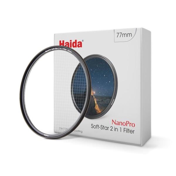 Haida NanoPro Soft-Star 2 in 1 Filter (72mm)商品コード：66079744088型番：HD4799-72サイズ：72mm2 In 1 Filter-combine Star and Soft Foc...