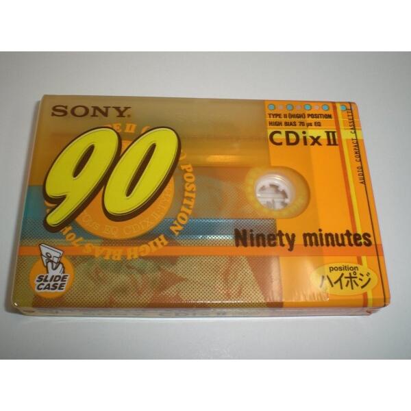 ソニー(SONY) SONY CDix II ハイポジション ハイポジ カセットテープ 90分 C-90CDX2G商品コード：66079745089