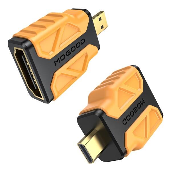 MOGOOD Micro HDMI to HDMI変換アダプター Micro HDMI延長ケーブル 4K@30Hz micro-hdmi hdmi 変換 HDR 3Dドルビー ARC 対応Raspberry Pi5/Pi4、GoPro He...