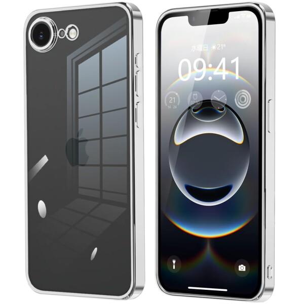 fuweisitong 用の iPhone 16e/17e ケース クリア いphone16e/17e スマホケース 薄型 TPU 軽量 人気 アイフォン 16e/17e カバー ストラップホール付き(シルバー)商品コード：66079745...