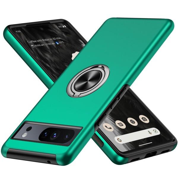 Tgaoleyd Google Pixel 8 Pro 用ケース リング付き 耐衝撃 tpu フルプロテクトデザイン スマホケース スタンド機能 全面保護 擦り傷防止 落下防止 米軍MIL規格 車載ホルダー対応 取り出し易い グーグル ピク...