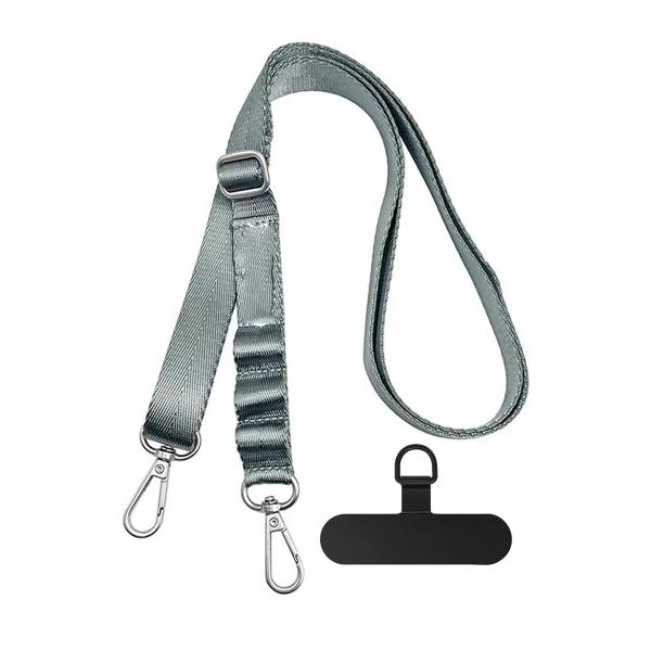 (fluche) スマホストラップ 携帯ストラップ スマホショルダー ストラップ スマホ 首掛け 肩掛け 斜めがけ 長さ調節可能 85〜135cm ショルダー ネック 首かけ 肩かけ 紛失・落下・盗難防止 ロング 便利 iPhone And...