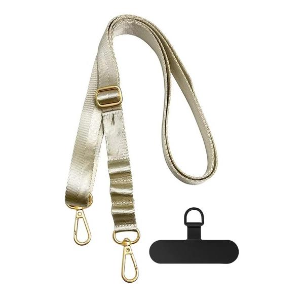 (fluche) スマホストラップ 携帯ストラップ スマホショルダー ストラップ スマホ 首掛け 肩掛け 斜めがけ 長さ調節可能 85〜135cm ショルダー ネック 首かけ 肩かけ 紛失・落下・盗難防止 ロング 便利 iPhone And...