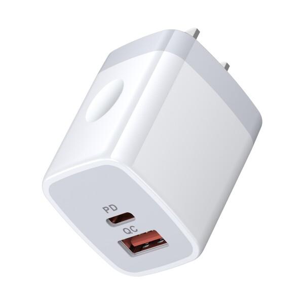Vedfoad 20W 急速充電器 usb iPhone16 acアダプター 小型 タイプc 充電器充電器 USB-A&amp;USB-C 2ポート 同時充電可能 アイフォン15 充電器 軽量 スマホ充電器 iPhone16 15 14 1...