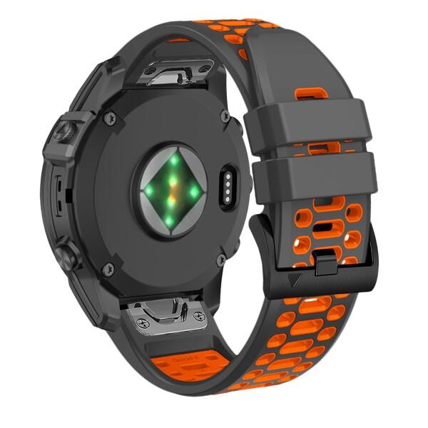 RosMank 22mm Quickfit ウォッチバンド Garmin Fenix 8 E 47mm/7 Pro/7/6 Pro/6 対応、Epix/Approach S70 47mm/MARQ/Instinct 2/Forerunner...