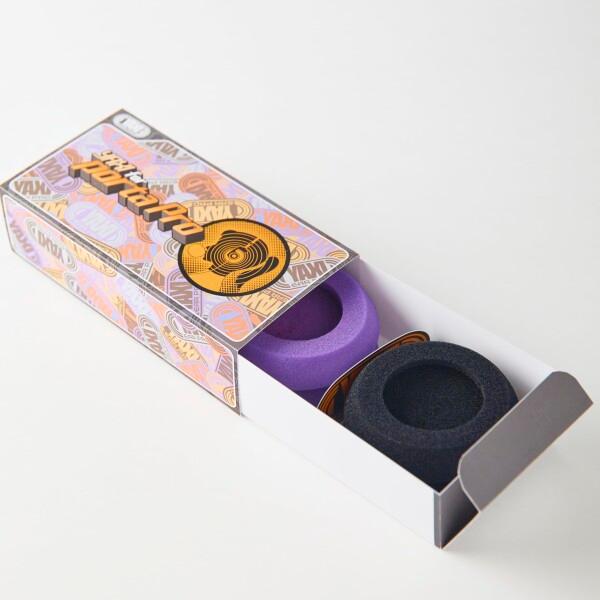 YAXI EARPADS for Koss PORTAPRO 2Pairs (Purple+Black)商品コード：66079747453型番：2P-PU+BKカラー：紫+黒ポータプロ用にデザインされたYAXIのイヤーパッドヘッドホンのフォ...