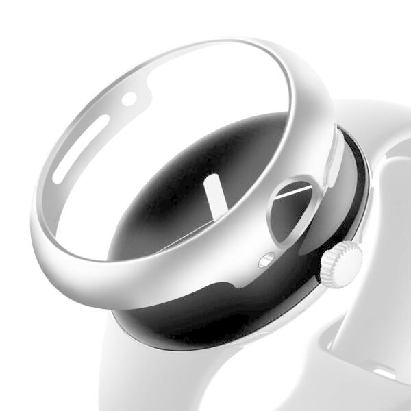 ANYOI 対応 Pixel Watch 3 ケース PC素材 フレーム 耐衝撃性 超薄型 バンパー Pixel Watch カバー ?面保護 簡易着脱 グーグルウォッチ ケース ピクセルウォッチ3 カバー(41mm,シルバー)商品コード：...