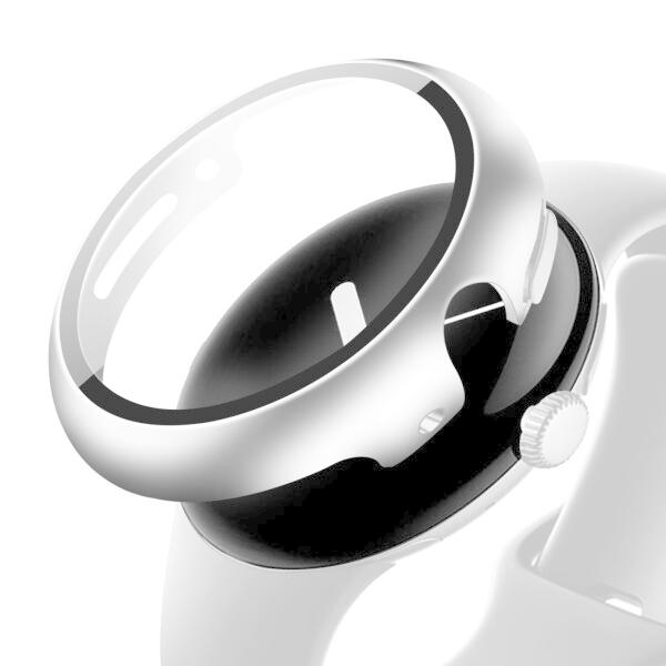 ANYOI 対応 Pixel Watch 3 ケース PC素材 耐衝撃性 超薄型 Pixel Watch カバー 全面保護 簡易着脱 グーグルウォッチ ケース ピクセルウォッチ3 カバー(45mm,シルバー)商品コード：6607975022...