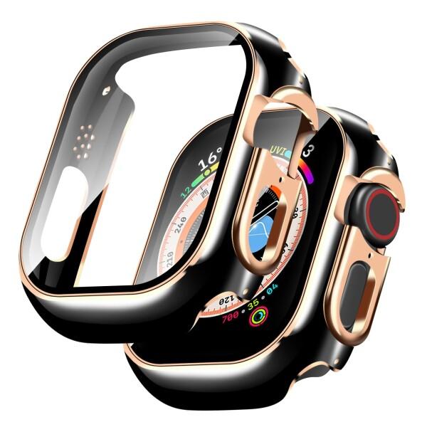 TEMEDO 対応 Apple Watch ケース 49mm Series 11/10/9/8/7/SE3/SE2/SE/6/5/4 ULtra 3/2/1 アップルウォッチ カバー PC素材 メッキ加工 Apple Watch カバー 全...