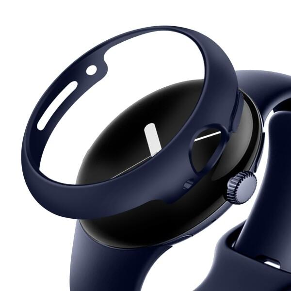 ANYOI 対応 Pixel Watch 3 ケース PC素材 フレーム 耐衝撃性 超薄型 バンパー Pixel Watch カバー ?面保護 簡易着脱 グーグルウォッチ ケース ピクセルウォッチ3 カバー(45mm,ブルー)商品コード：6...