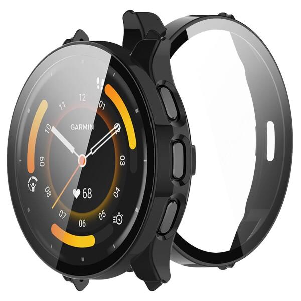 Yaodle GARMIN Venu 3 カバー PC素材 (ガーミン) GARMIN Venu 3 ケース ガラスフィルム一体型 全面保護 二重構造 防塵 日本旭硝子材 キズ防止 軽量(ブラック)商品コード：66079750454型番：G...