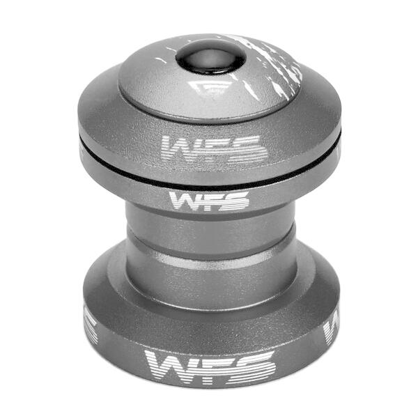 WFS NV.28 1 Inch Threadless Bike Headset - CNC Alloy, ISO 26.4mm Crown Race, Sealed Bearings, Includes Top Cap and Starn...