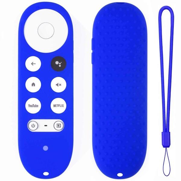 DONLAONE 互換可能 2020用音声テレビリモコンカバー 保護ケース 軽量 滑り止め 耐衝撃性 ハンドストラップ付き （タイプA、Blue）商品コード：66079752887型番：YKQK-5Cサイズ：130*40*16MMカラー：ブ...