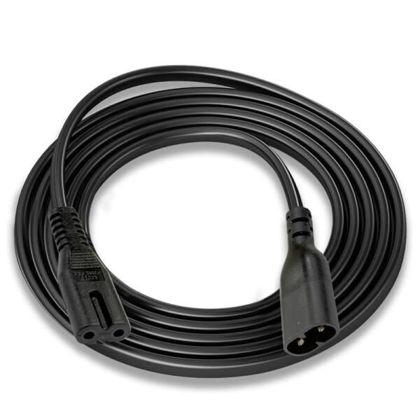 JLY 1.8M c7to C8電源ケーブル PDU C7 C8ケーブル 2.5A-250V IEC320 C7にC8 UL規格認定 純銅芯 軽量 耐候性 耐摩耗 多重保護 電気スタンド、スピーカー、LCD モニター、プリンター、デジタルカ...
