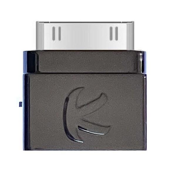 KOKKIA i10x (black) : Male to Female 30-pin Extender Adapter with micro-USB charging. Compatible with 30-pin Connector. ...
