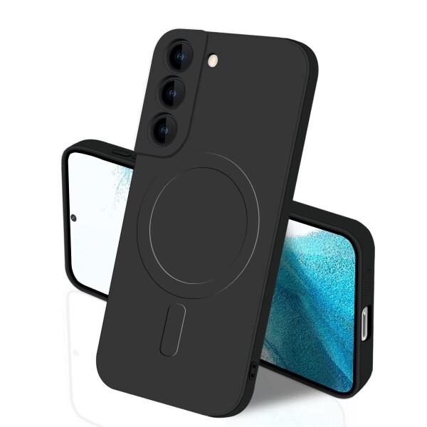 JOUMIN YAO For Galaxy S22 MagSafe ケース マグネット搭載 SC-51C SCG13 シリコン カバー ギャラクシーS22 スマホケース 全面保護 耐衝撃 液体シリコーン 軽量 薄型 ワイヤレス充電対応 スト...