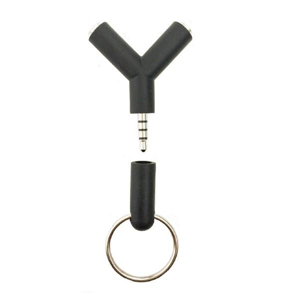 KOKKIA 4-pole Y Audio-Splitter (3.5mm) with key-chain, for Speakers and Headphones商品コード：66079755156型番：709870882401This 4...