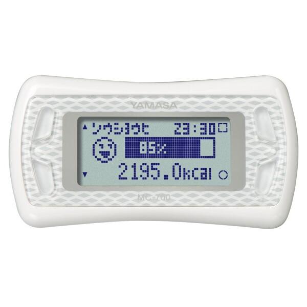 山佐(YAMASA) 活動量計 MY CALORY ホワイト MC-700W商品コード：66079757618型番：MC-700Wサイズ：幅68×高さ37×奥行11mmカラー：ホワイト原産国:台湾セット内容:落下防止用ストラップ(クリップ付...