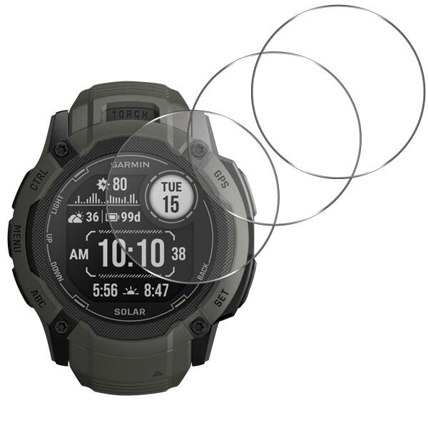 対応 Garmin Instinct 2X Dual Power/instinct 2x Dual Power Tactical Edition ガラスフイルム ガーミンInstinct 2X フイルム 保護フィルム 画面保護シート 液晶シ...