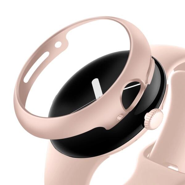 ANYOI 対応 Pixel Watch 3 ケース PC素材 フレーム 耐衝撃性 超薄型 バンパー Pixel Watch カバー ?面保護 簡易着脱 グーグルウォッチ ケース ピクセルウォッチ3 カバー(45mm,ピンク)商品コード：6...