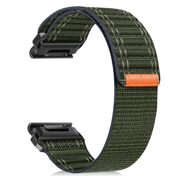 (ZoRoll) QuickFit 22 mm バンド Garmin Fenix 8 47 mm/Fenix 7 Pro/7/6 Pro/6/5 Plus/5 対応 ナイロン腕時計バンド ポーツストラップ ベルクロデザイン 交換バンド 男女...