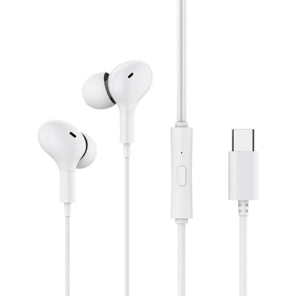 LUYING Type-C 有線 イヤホン 通話可能 音量調節 騒音低減 コンパクト 携帯に便利 iPad/X-peria/Gal-axy/AndroidなどUSB-Cジャック搭載のデバイスに対応 白商品コード：66079759082型番：...