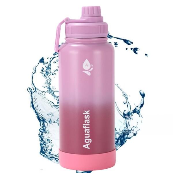 JINLING 魔法瓶 スポーツボトル 真空断熱 保冷保温 大容量 水筒 ステンレス鋼304 直飲み 0.6/1リットル (パープル, 1000ml)商品コード：66079760103型番：JINLING6サイズ：1000 mlカラー：パー...