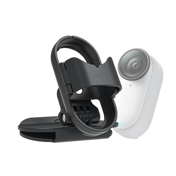 Kimyoaee ツバクリップ きゃっぷへっどさぽーと For Insta360 GO3 / GO3S 用、 クリップマウント アクセサリー アクションカメラ 360度 回転 取付け簡単 - つばくりっぷ商品コード：66079760394型...