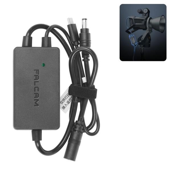 Ulanzi FALCAM MoveLightGo DC200電源アダプターモジュール Type-Cポート リモートコントロール照明システムアクセサリー商品コード：66079760548型番：MV0A4A06JP10DC 200電源インター...