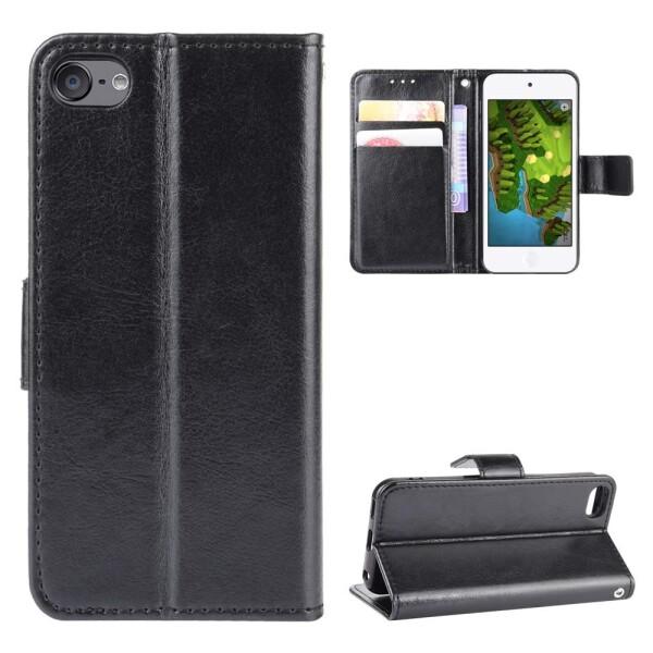 iPod Touch 7 / iPod touch 6 / iPod touch 5 ケース 手帳型 第7世代 / 第6世代 ケース 手帳型 手作り 高級PU レザーケース iPod Touch 7 / 6 / 5 ケース 手帳型 スタンド...