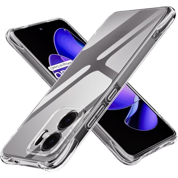 LAYJOY 対応 OPPO Reno13 A ケース透明ソフトTPU 米軍MIL規格 耐衝撃 OPPO RENO 13A カバー 「ストラップホール付き」( 四隅?化保護 シリコン 軟性 全透明 全面保護 衝撃吸収) 対応 オッポリノ 1...