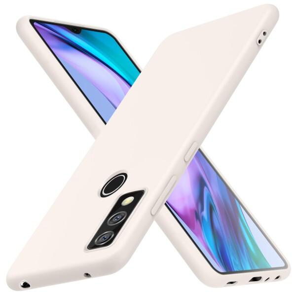 TLOMPLO 対応 arrows We F-51B 用の ケースシリコン 薄型 tpu スリム 磨り表面 指紋防止 カバー 柔らかい裏地 A302SH ケース 耐衝撃 米軍MIL規格 ワイヤレス充電対応ストラップホール付き 黄ばみなし レ...