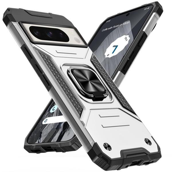 Tgaoleyd 対応 Google Pixel 8 Pro 用ケース リング付き 耐衝撃 薄型 PC対応 衝撃吸収 tpu フルプロテクトデザイン 指紋防止 グーグル ピクセル 8 pro 用ケース 6.7インチ 軽量 レンズ保護 車載ホ...