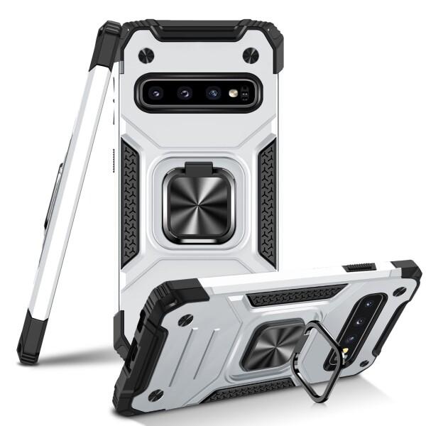 Tgaoleyd Galaxy S10 Plus 用ケース リング付き 耐衝撃 薄型 PC対応 衝撃吸収 tpu フルプロテクトデザイン 指紋防止 サムスン ギャラクシー S10 plus 用ケース 軽量 レンズ保護 車載ホルダー対応 シリ...