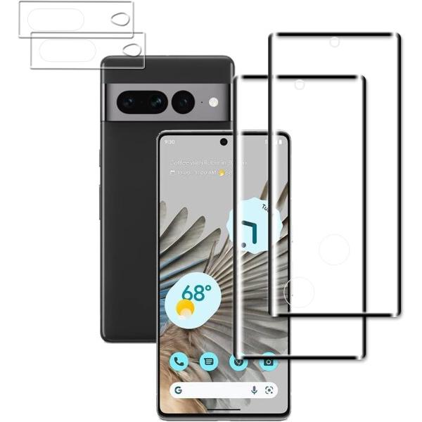 HKKAIS pixel 7 pro フィルム指紋認証対応 日本製硝子採用 Google Pixel 7 Pro 用 ガラスフィルム カメラフィルム 強化 ガラス 液晶画面 保護フィルム商品コード：66079763121型番：B0DXJXL...
