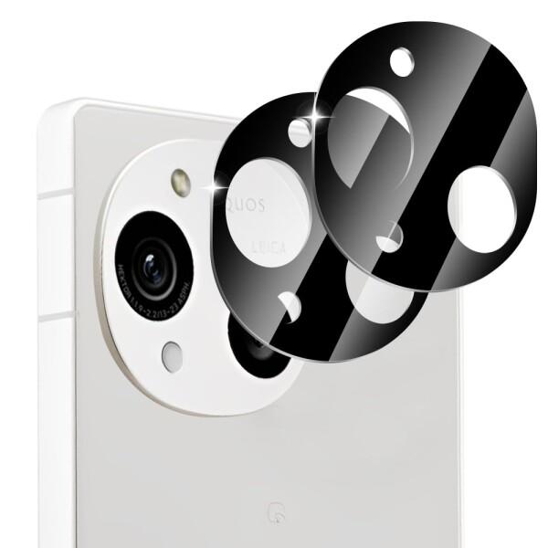 ZXZone for Aquos R10 カメラフィルム カメラ保護フィルム レンズ保護ガラスフィルム 2.5D 高透過率 硬度9H スクラッチ防止 気泡ゼロ ブラック(Aquos R10 対応）商品コード：66079763343型番：Aq...