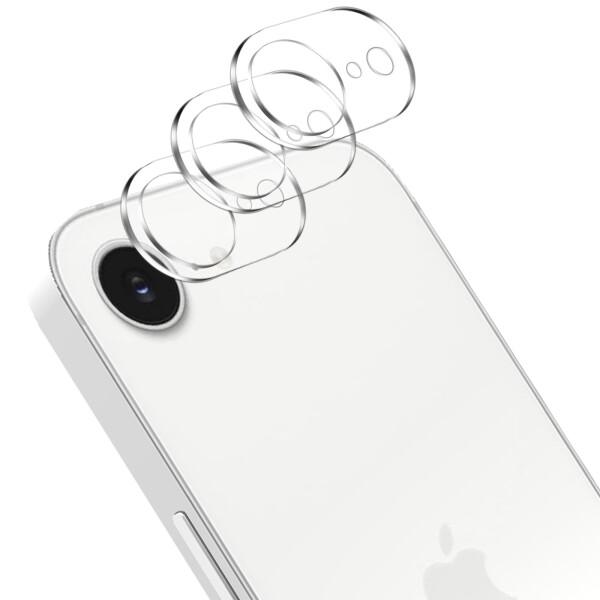 iphone 16e 対応カメラ保護 耐油性 超耐久 指紋防止 iphone 16e カメラフィルム強化ガラス 高光沢 液晶硬度9 H ラス アイフォン16e レンズ保護 耐衝撃 吸収高透過率 無気泡丸縁加工 簡単貼り付け PCduoduo...